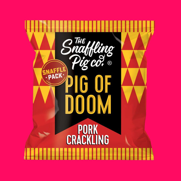 Pig of Doom Single Packet | Snaffling Pig Pork Crackling